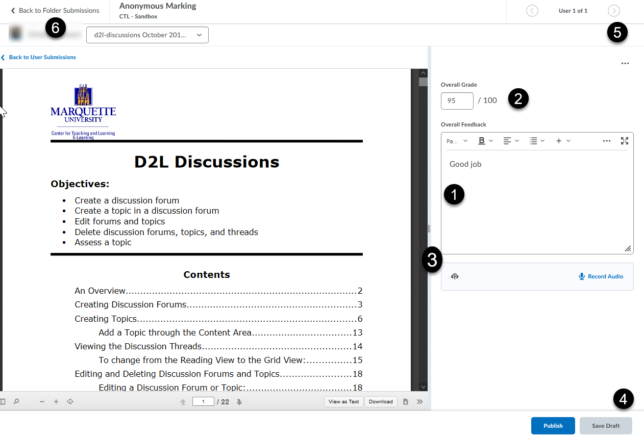 D2L Dropbox // Learning Technologies // Marquette University