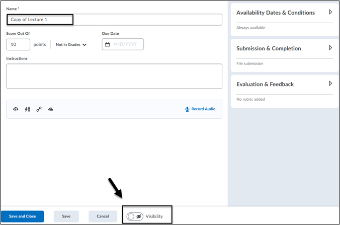 D2L Dropbox // Digital Learning // Marquette University