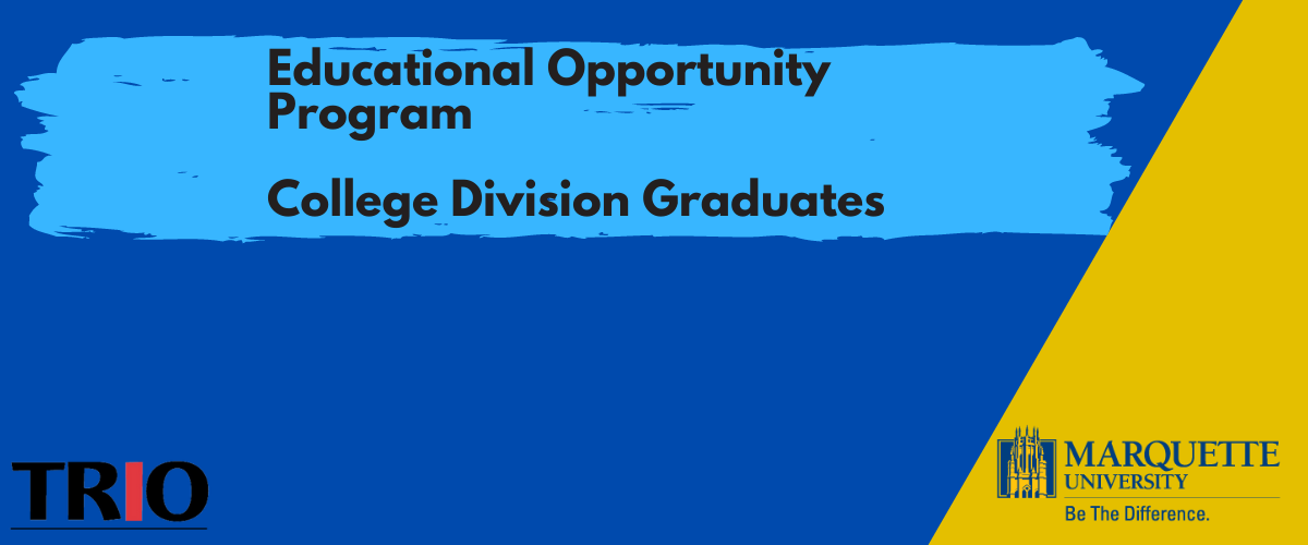 EOP Graduation 2021 // Educational Opportunity Program // Marquette ...