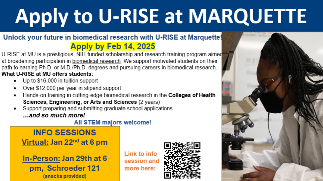 U-RISE // Research and Innovation // Marquette University