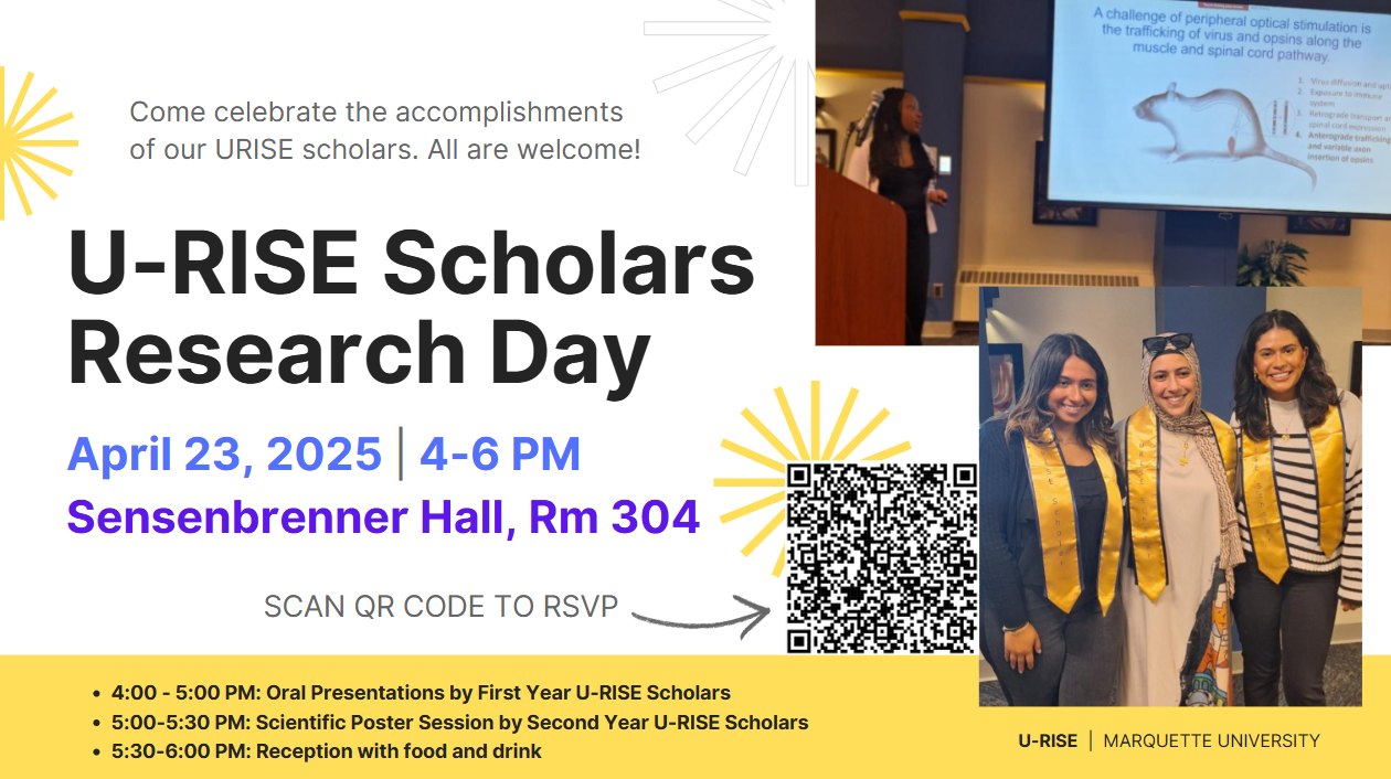 U-RISE // Research and Innovation // Marquette University
