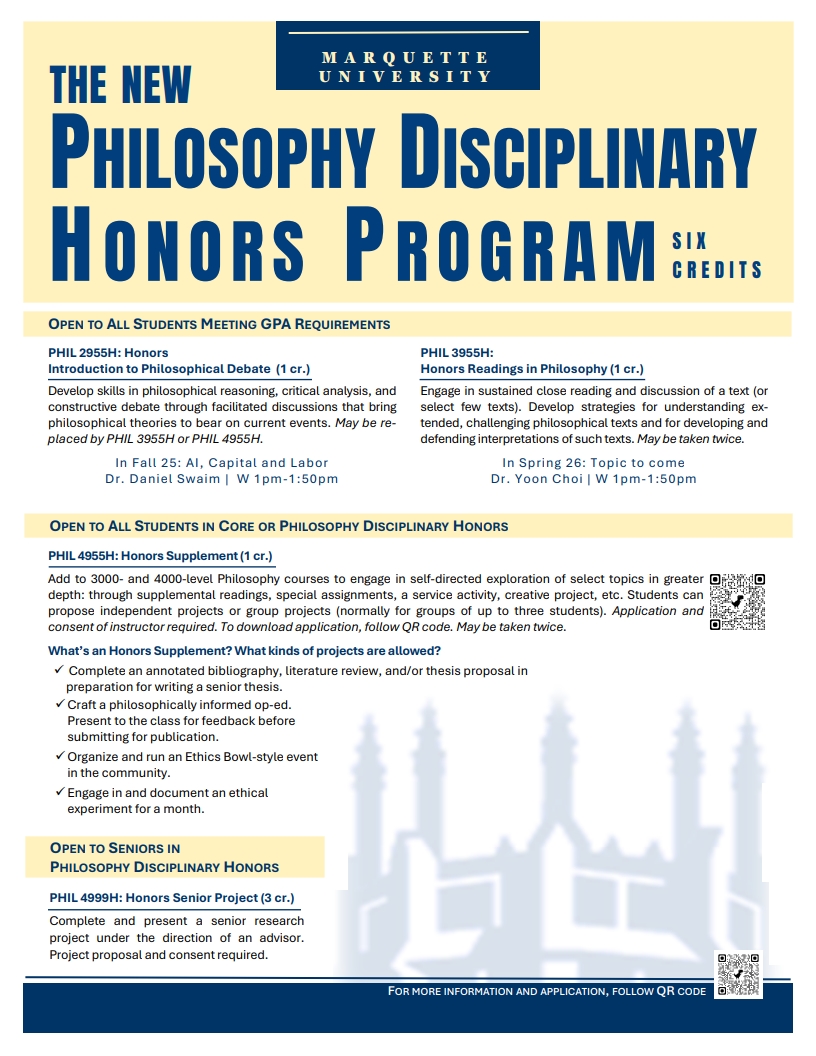 Philosophy Disciplinary Honors Program // Philosophy // Marquette ...