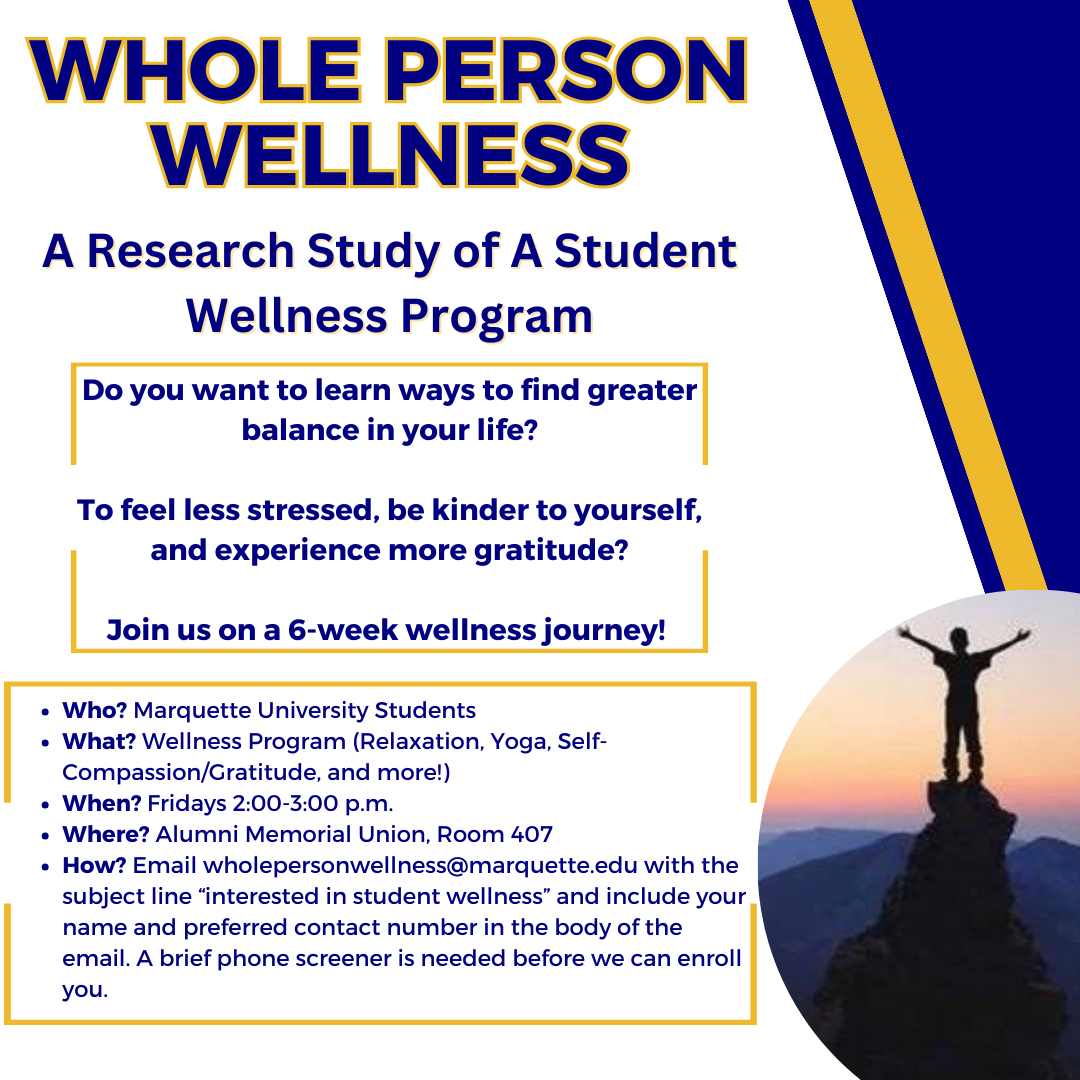 Student Wellness and Health Promotion // Marquette University